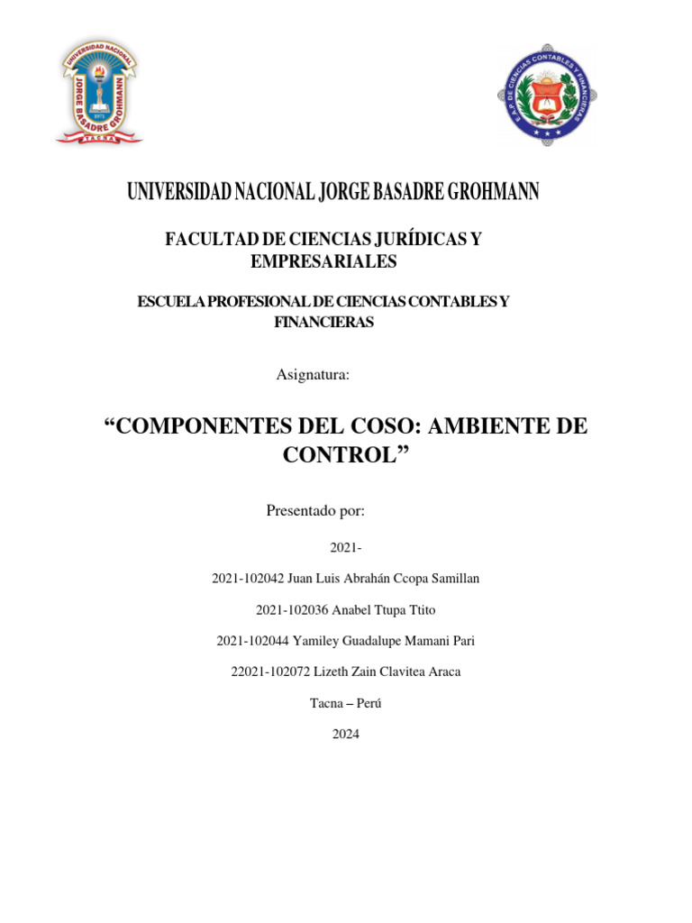 CONTROL INTERNO-4B | PDF | Gestión de recursos humanos | Business