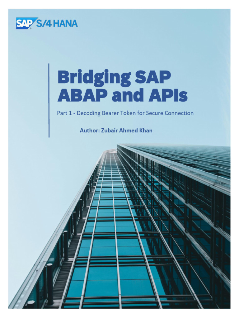 Bridging SAP ABAP and APIs | PDF | Cyberspace | Information Technology