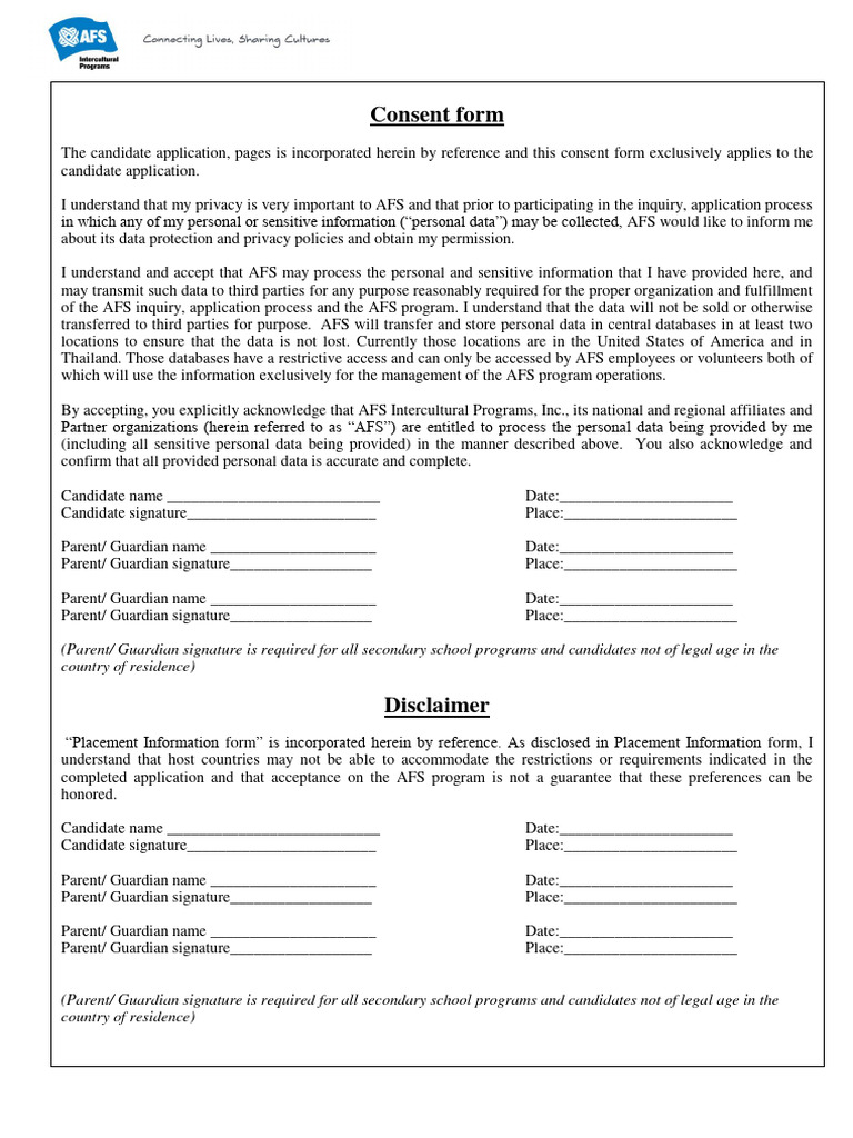 FORM Consent | PDF | Privacy | Information Sensitivity