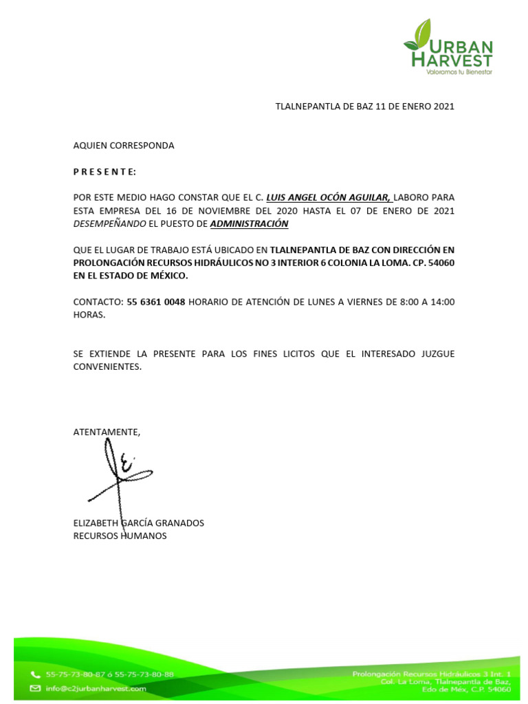 Carta Luis Ocon C2J | PDF | Derecho