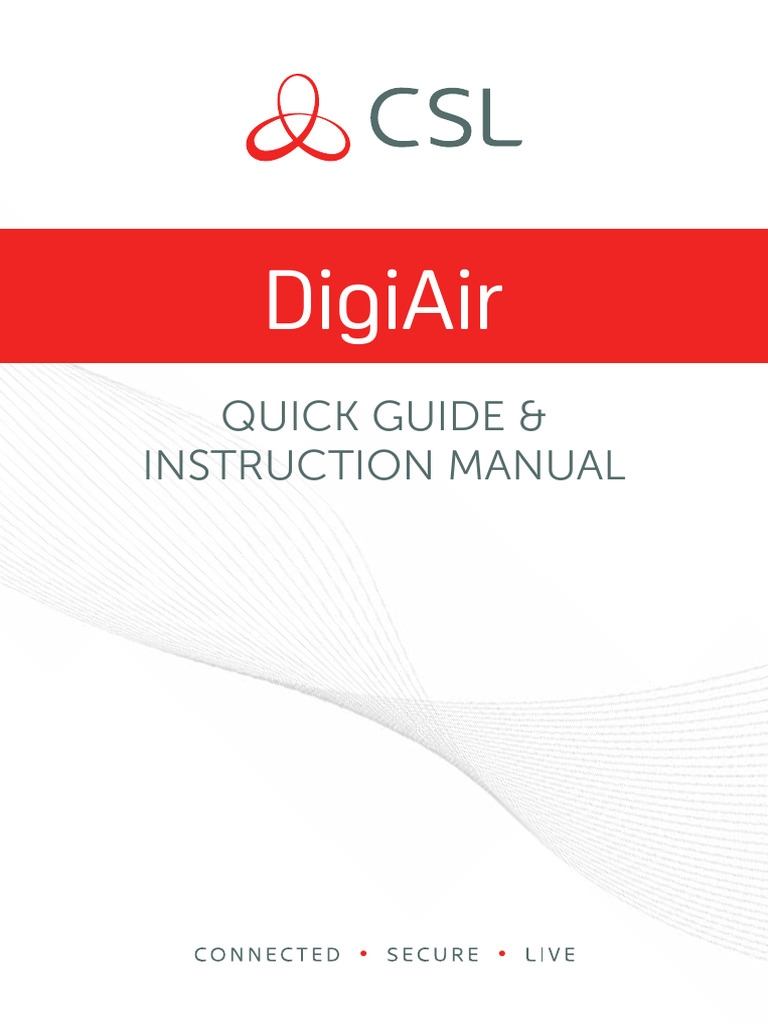 DigiAir Quick Guide & Instruction Manual 2016 | PDF | Security Alarm ...