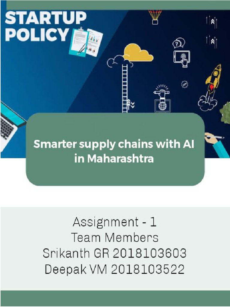 SCM Assignment 1 | PDF | Startup Company | Small Business & Entrepreneurs SCM Assignment 1 | PDF | Startup Company | Small Business & Entrepreneurs