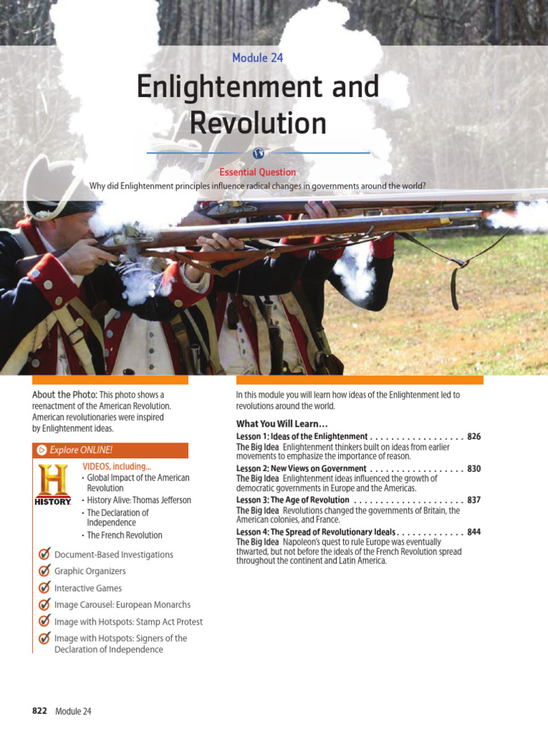 Enlightenment and Revolution: Essential Question | PDF | Age Of ...