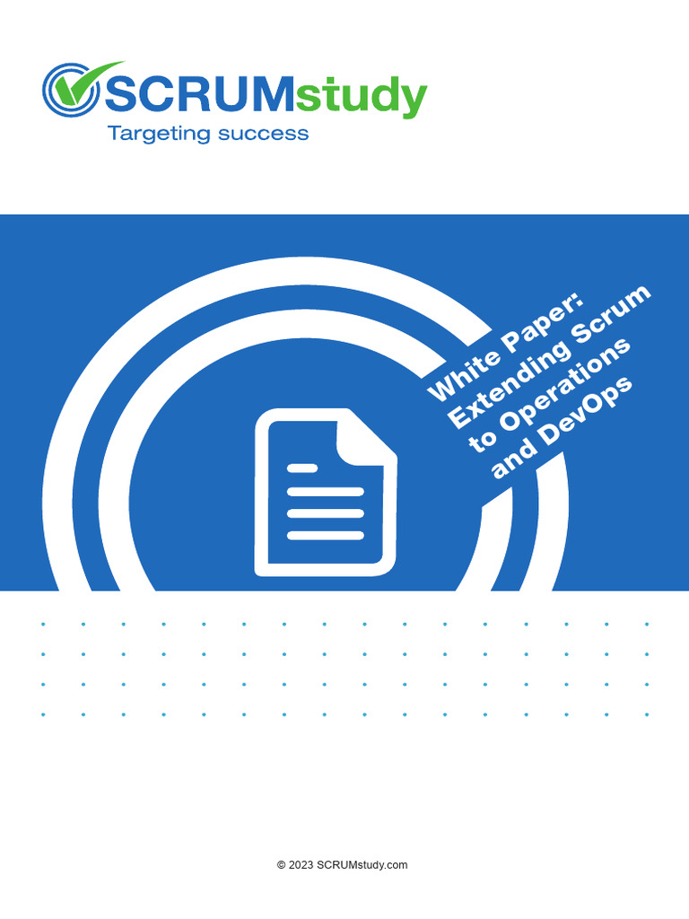 Extending Scrum For Operations en | PDF | Scrum (Software Development) | Service Level Agreement