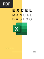 Manual Excel Básico 2020 12062023-1 | PDF | Microsoft Excel | Hoja de cálculo