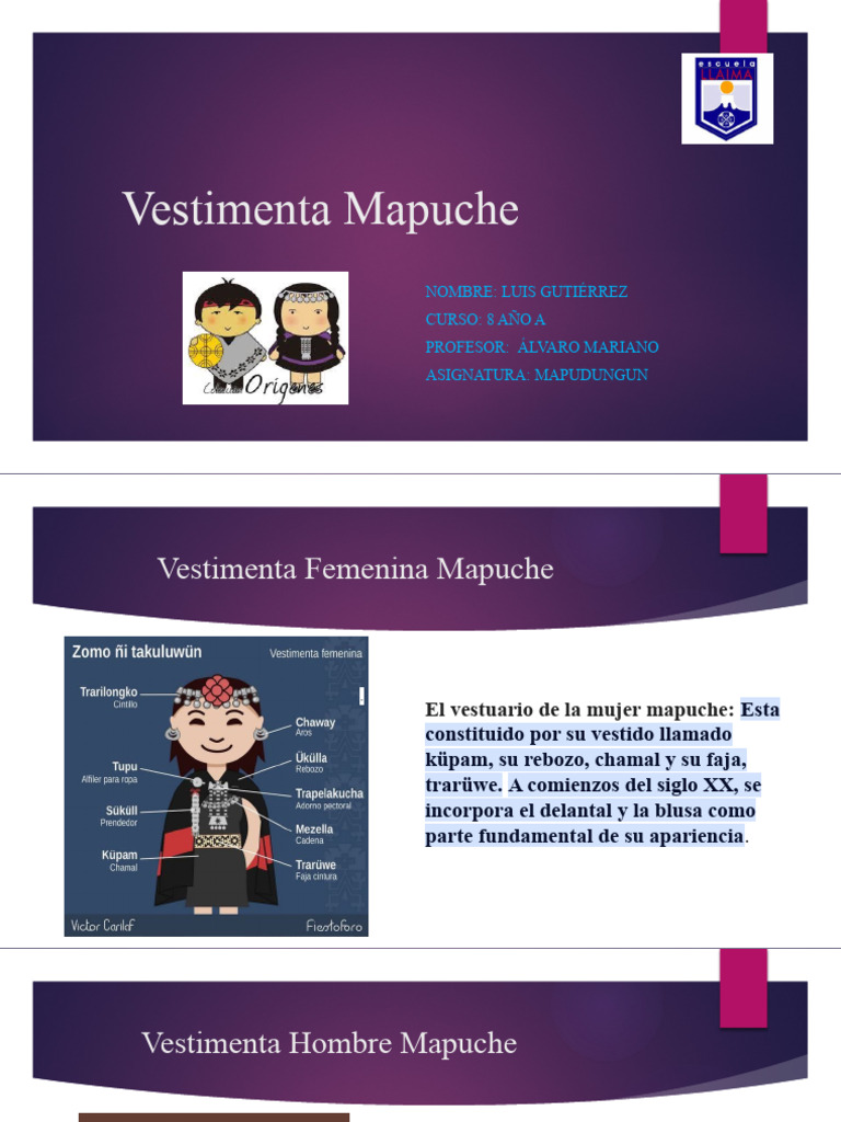 Vestimenta Mapuche Pdf
