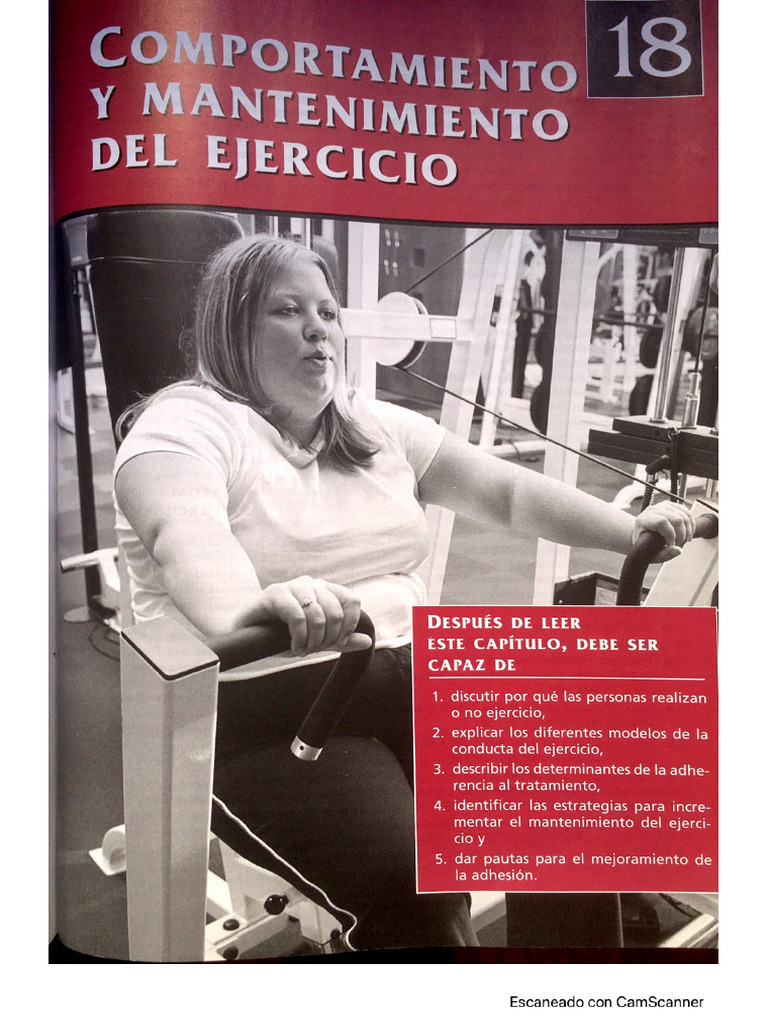 11 - Weinberg y Gould - Capítulo 18 - Ejercicio y Bienestar Psicológico | PDF