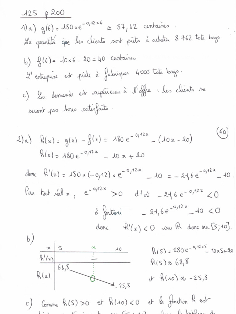 Corrigés Exos | PDF