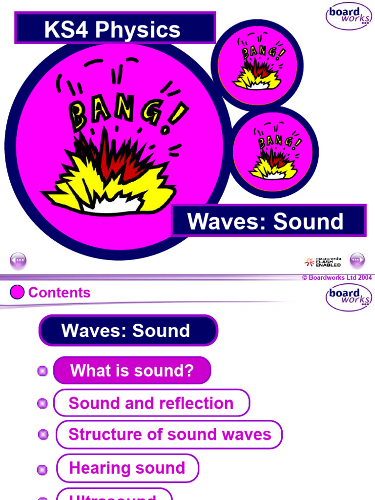 KS4 Waves - Sound | PDF | Sound | Ultrasound