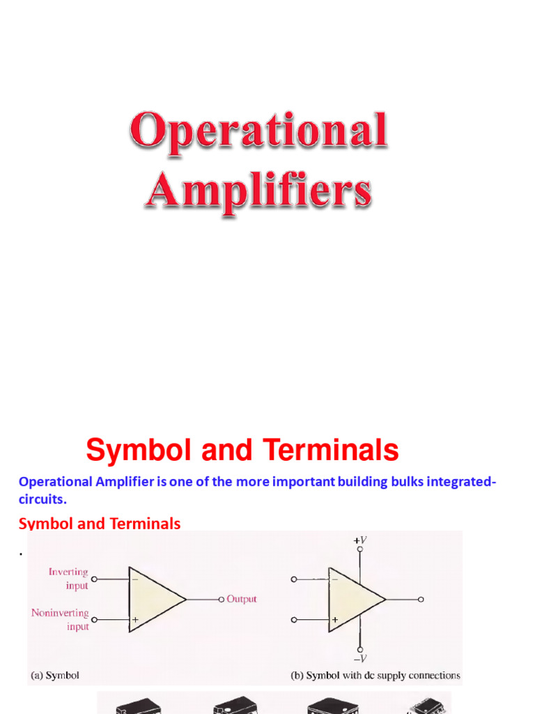 2 - Operational Amplifiers | Download Free PDF | Operational Amplifier | Amplifier