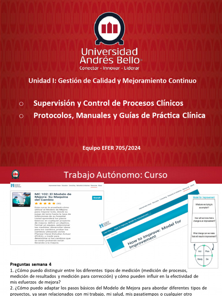 Semana 4 Supervisión y Control de Procesos Clínicos y Registros 2023 ... Semana 4 Supervisión y Control de Procesos Clínicos y Registros 2023 ...