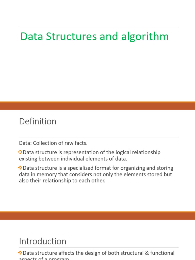 Data Structures and Algorithm | PDF | Data Structure | Data Type