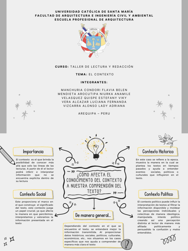 Importancia del Contexto en la Lectura | PDF | Ciencias del ...