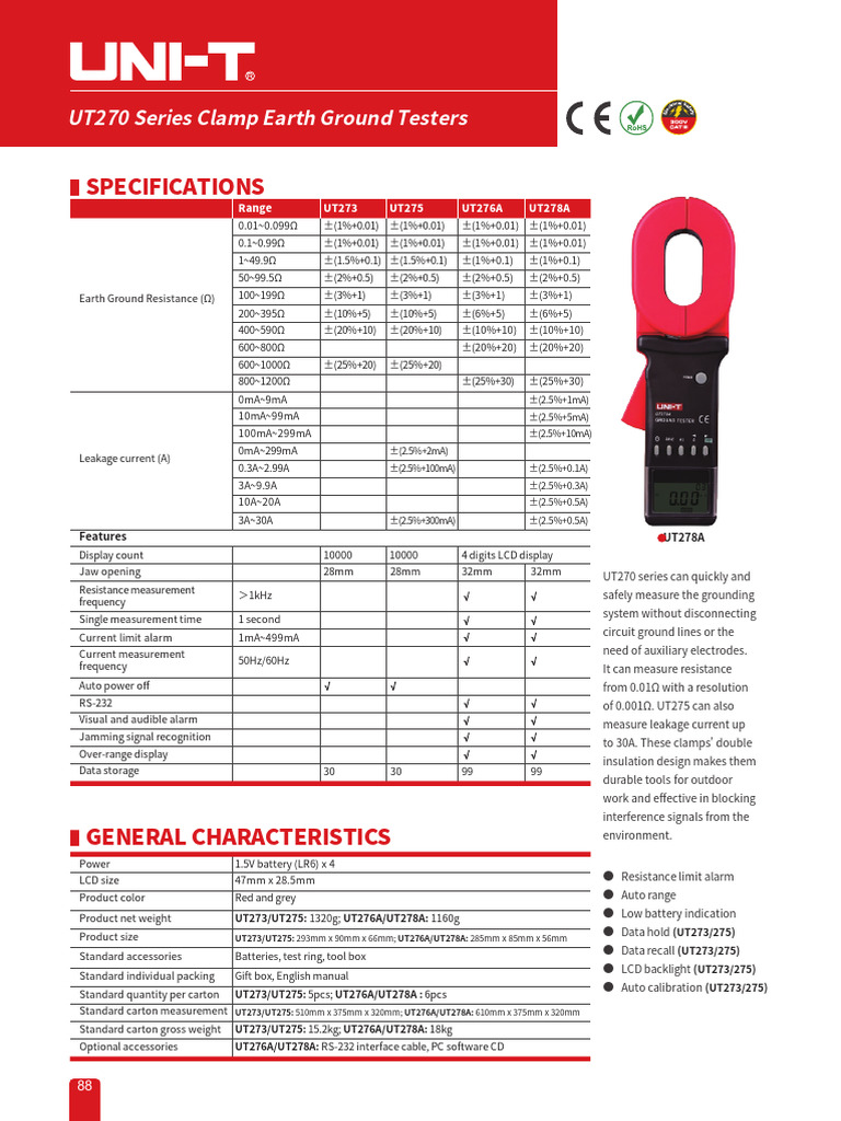 UT270 Series | PDF | Liquid Crystal Display | Electrical Engineering