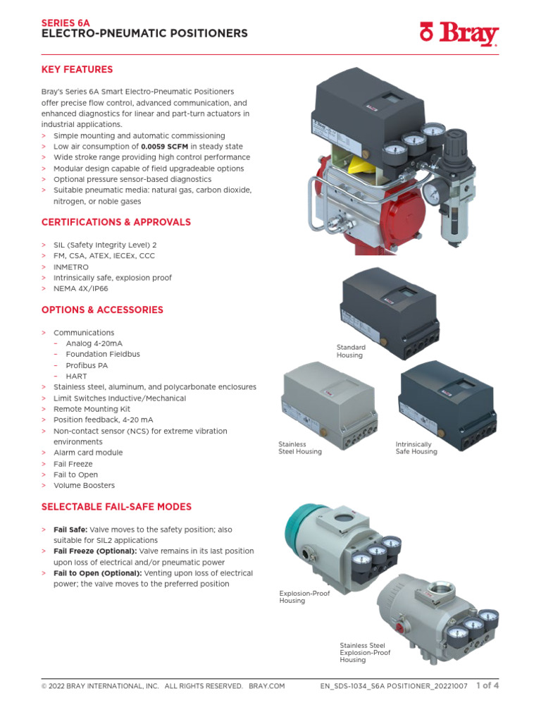 S6A Positioner | Download Free PDF | Valve | Switch