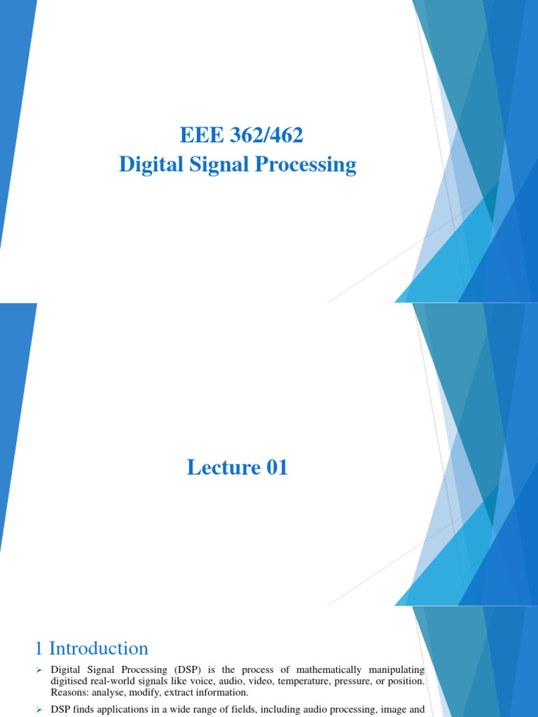 EEE 362 462 Lecture 01 | PDF | Discrete Time And Continuous Time ... EEE 362 462 Lecture 01 | PDF | Discrete Time And Continuous Time ...
