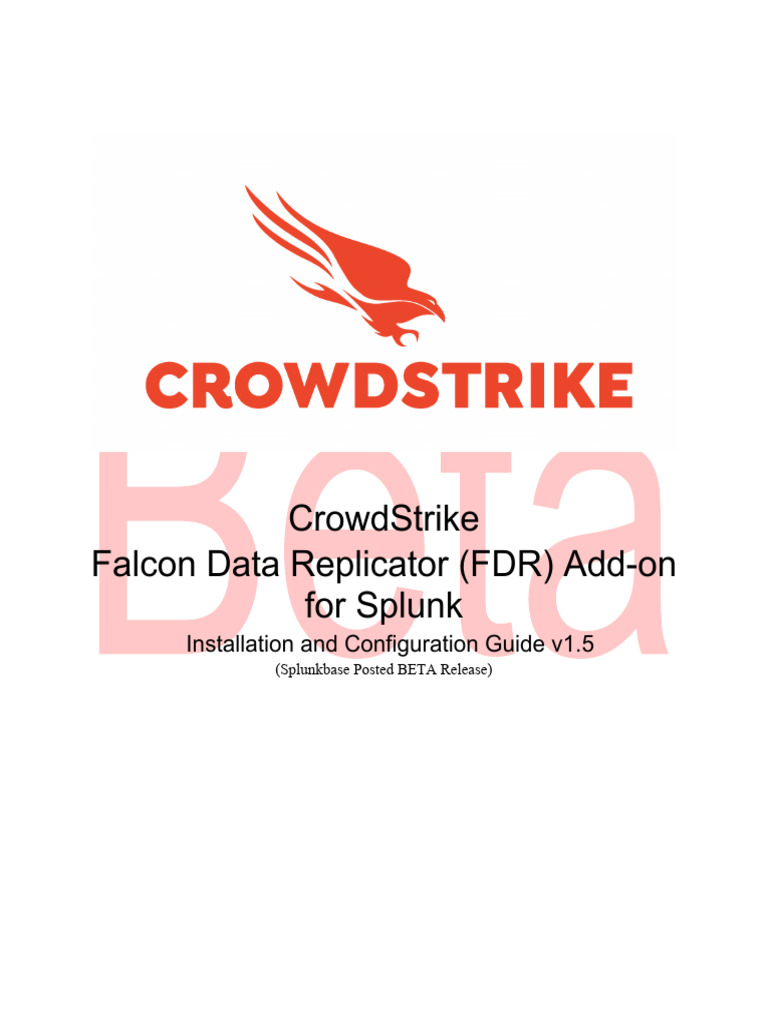 CrowdStrikeReplicator Technical Add On Guide2024 | PDF | Proxy Server ...