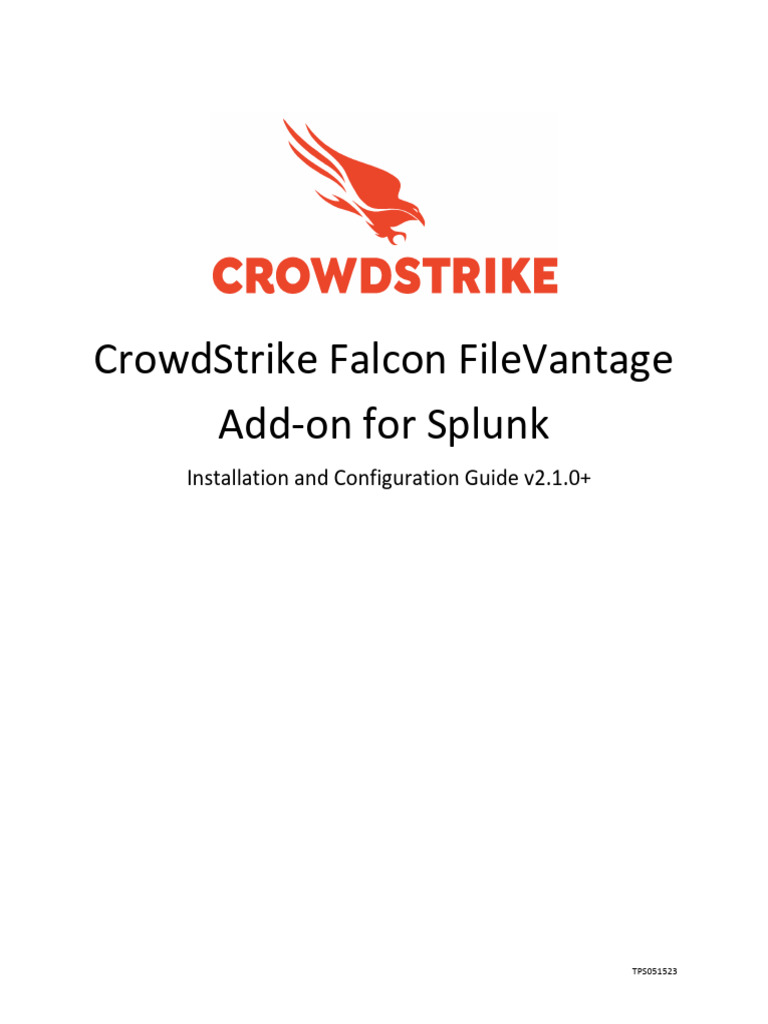 CrowdStrike FileVantage Splunk Guide | PDF | Proxy Server | Cloud Computing
