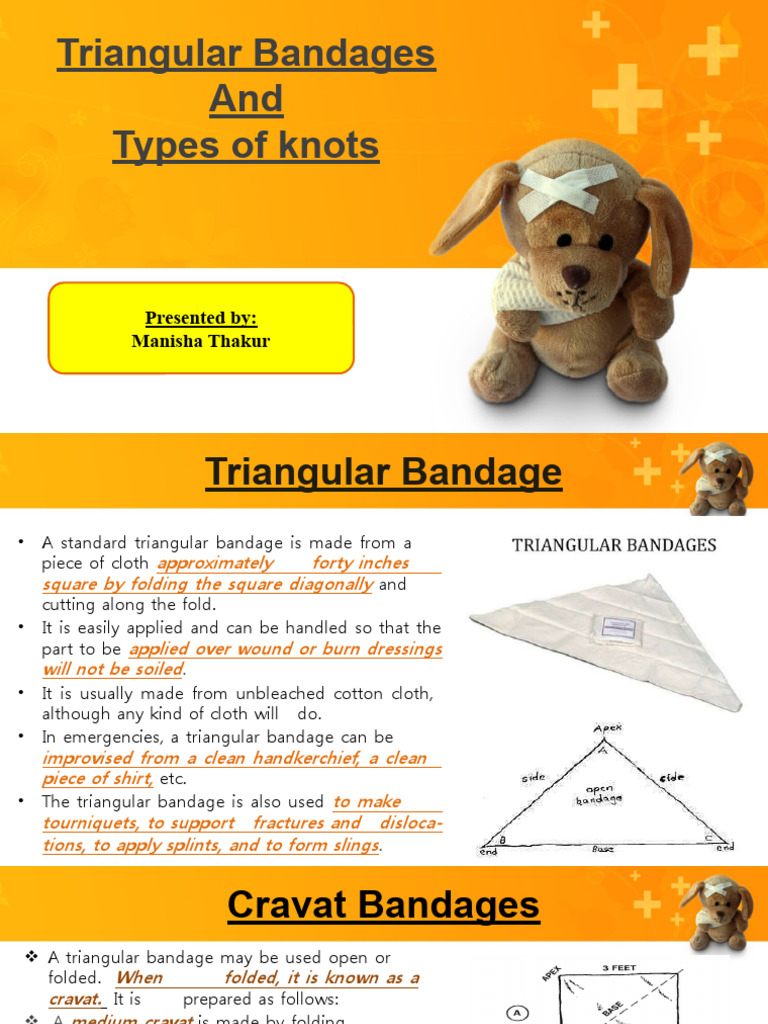 Bandaging Techniques | PDF | Knot | Hand