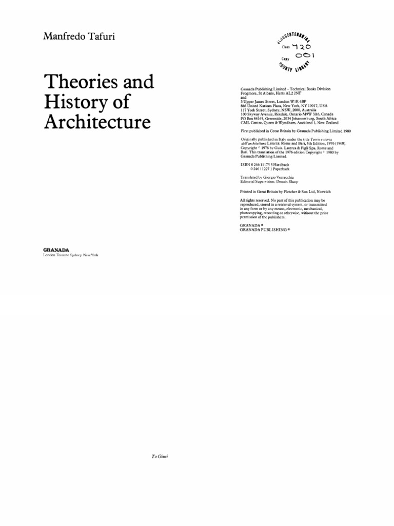 Tafuri 3 | PDF