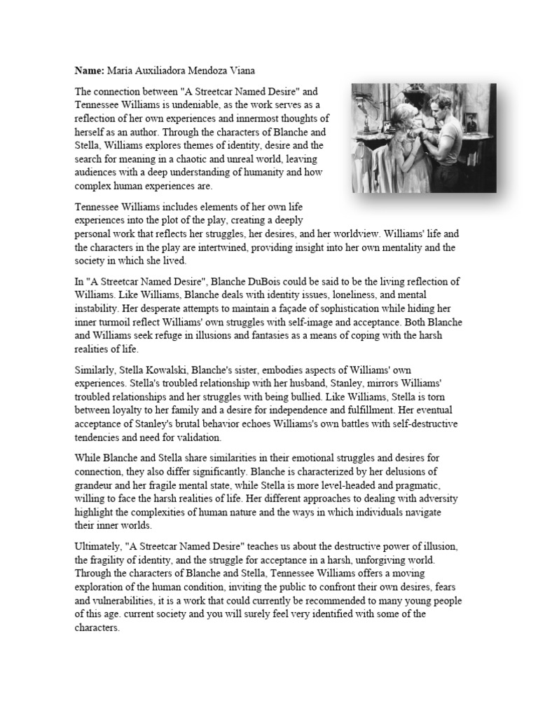 A Streetcar Named Desire | PDF | Psychology | Behavioural Sciences