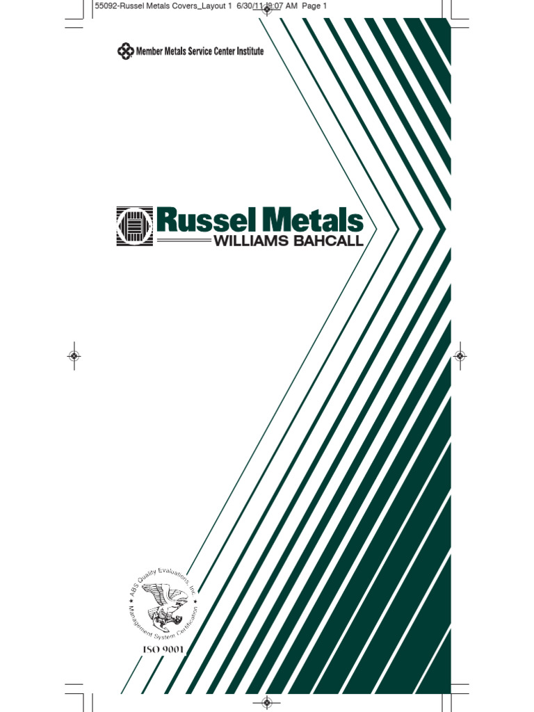 Russel Metals Catalog | PDF | Welding | Construction
