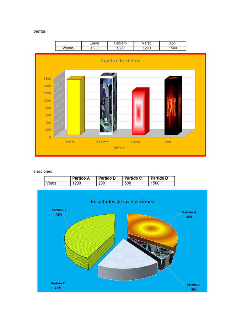 CLASE 02 Graficos en Word 1 | PDF CLASE 02 Graficos en Word 1 | PDF