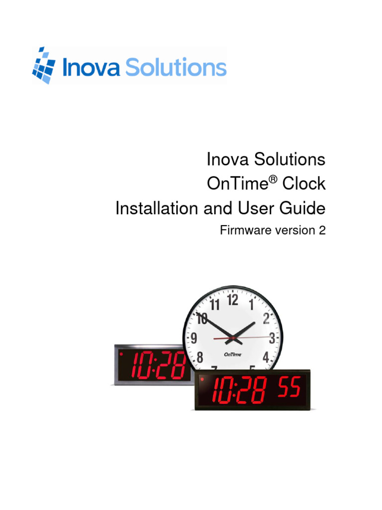 Inova Manual Firmware Version2 | PDF | Computer Network | Ip Address