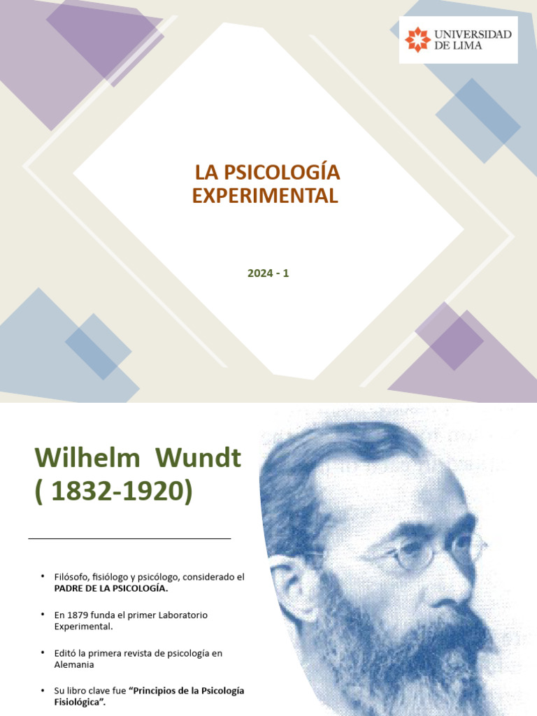 Psicología Experimental: Wundt y Titchener | PDF | Sicología | Mente