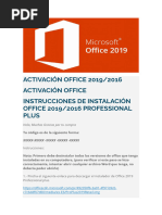 Codigos de Activacion Office 2013 | PDF | Informática