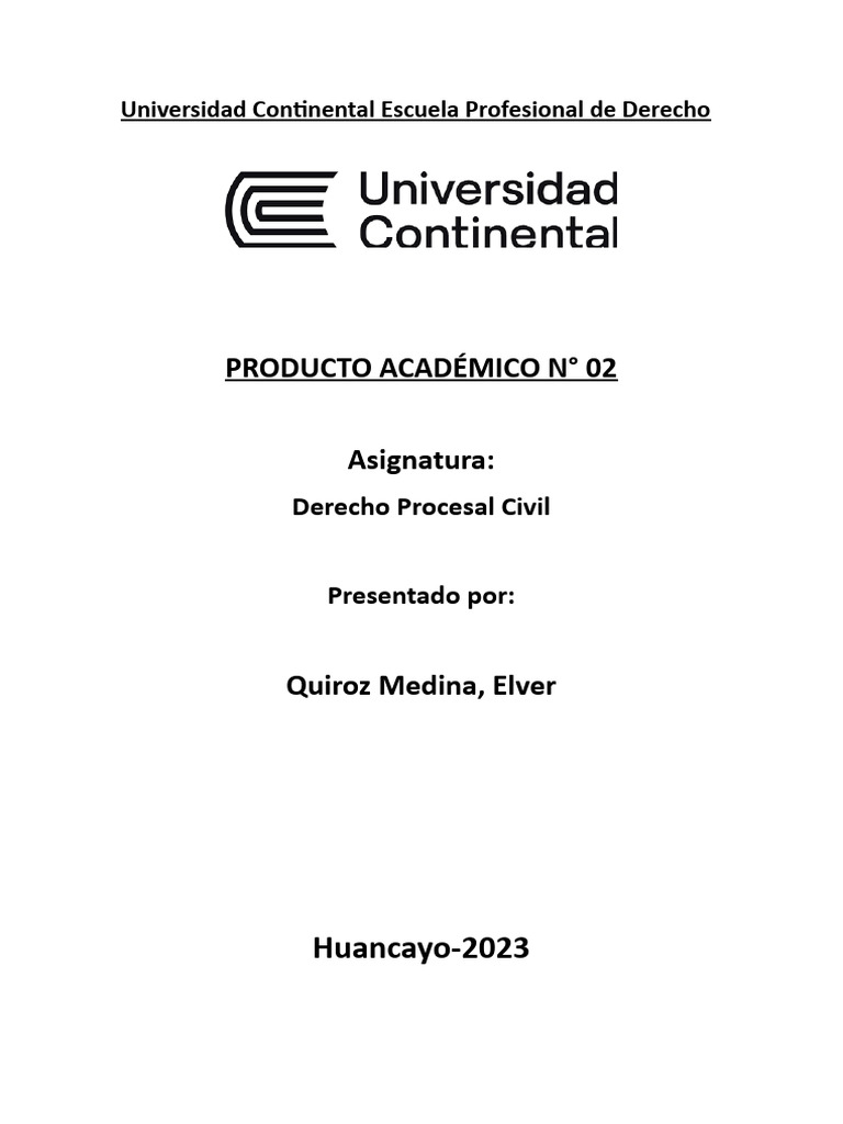 PA02 Procesal Civil | PDF | Propiedad | Mandato