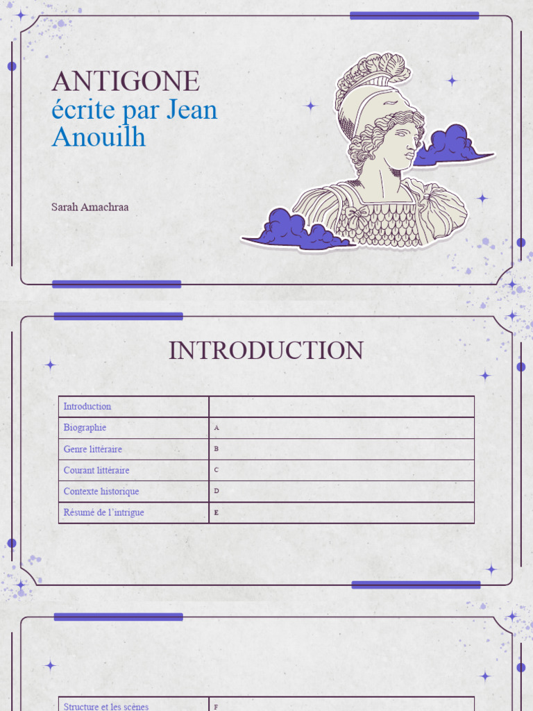 Antigone | PDF | Sophocle | Mythologie de Thèbes