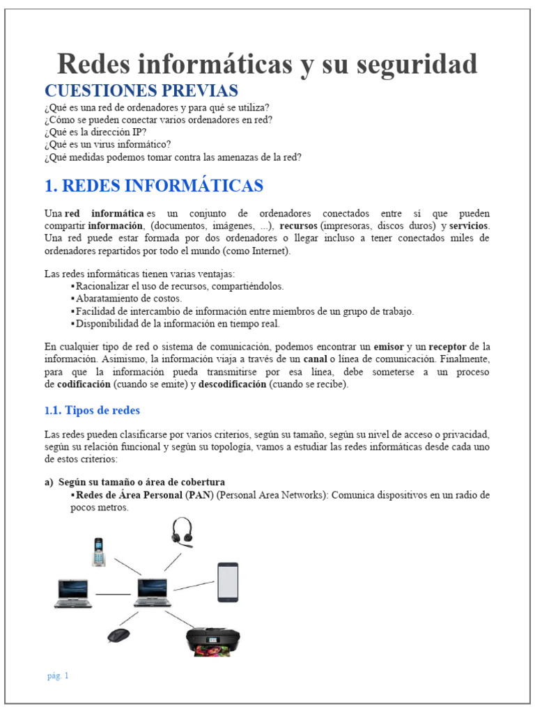 Redes Informáticas Actividad Practica | PDF | Red de computadoras | Dirección IP