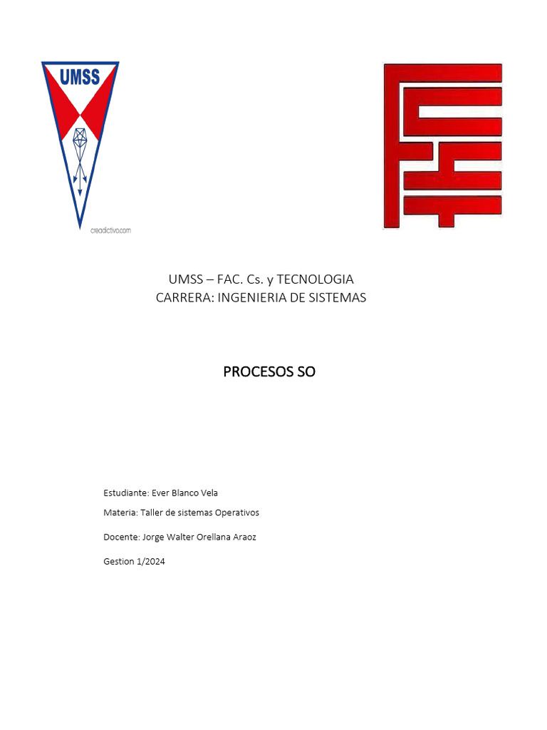 Procesos de So | Descargar gratis PDF | Programación | Programa de computadora