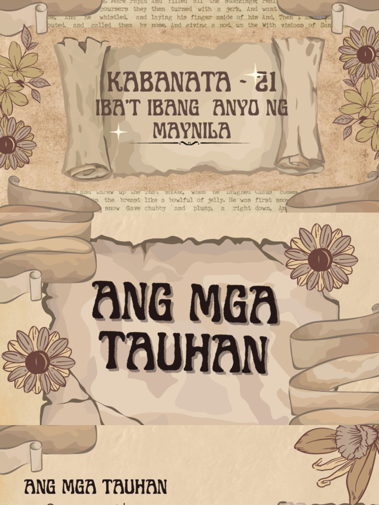 Kabanata 21 Ibat Ibang Anyo NG Maynila 1 | PDF