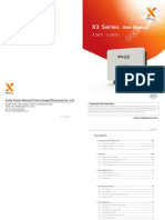 Solax X1 Series User Manual | PDF | Power Inverter | Photovoltaic System
