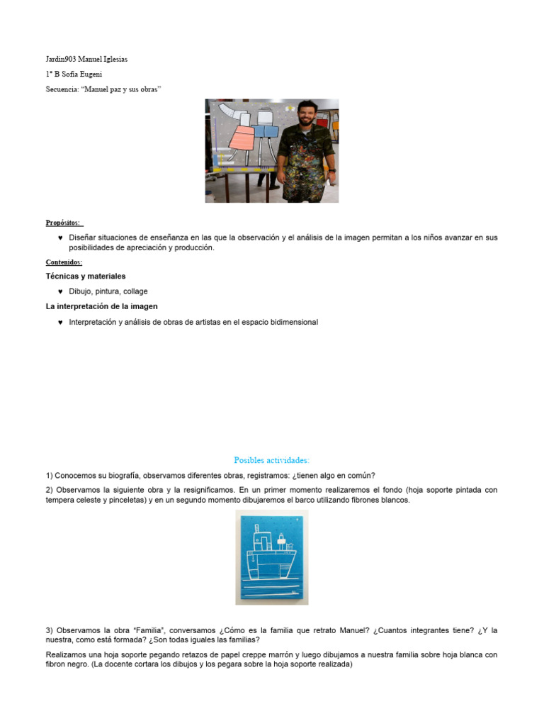 Manuel Paz y Sus Obras Imprimir | PDF