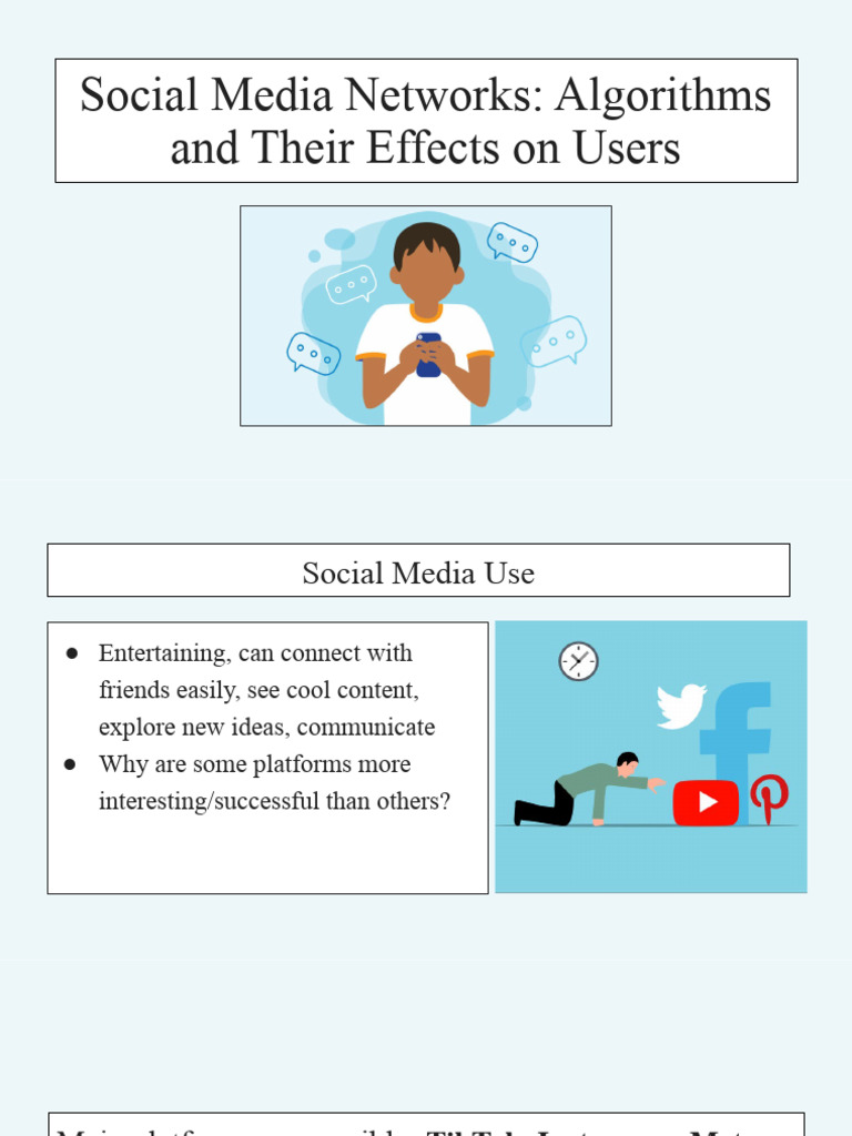 Social Media Algorithms and User Impact | PDF | Social Media | Popular ...