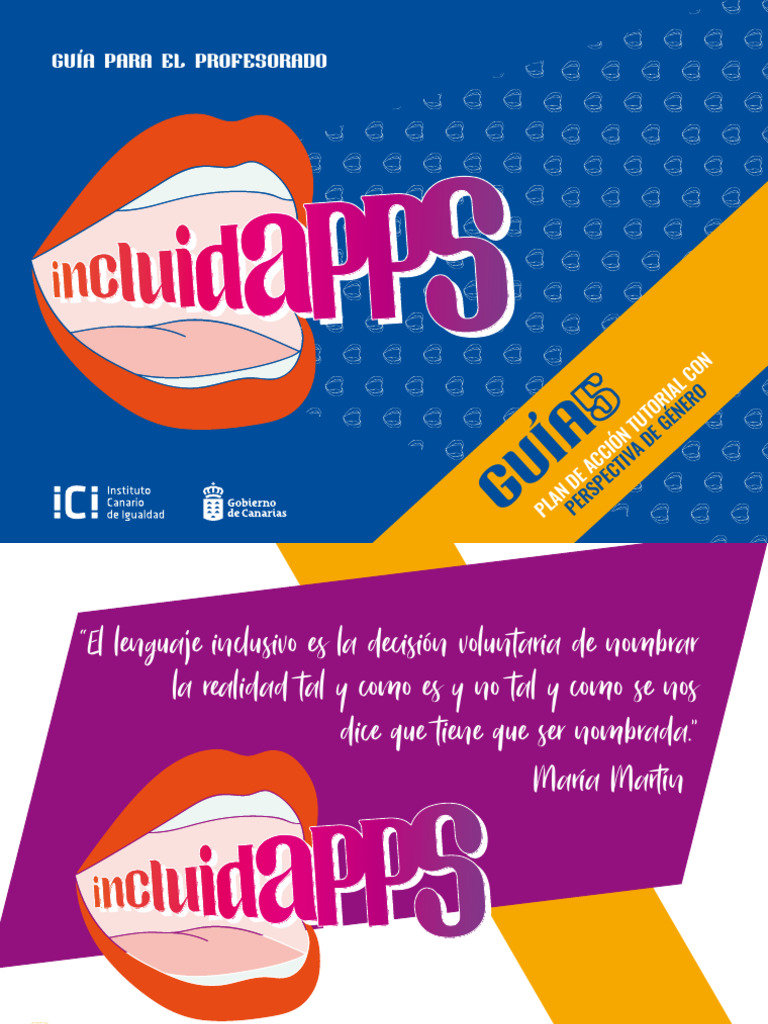 INCLUIDAPPS GUIA5 Plan de Accion Tutorial Con Perspectiva de Genero | PDF | Sexismo | Salón de ...