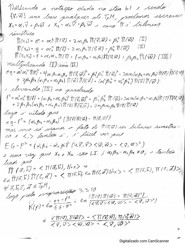 Diferential Geometry | PDF
