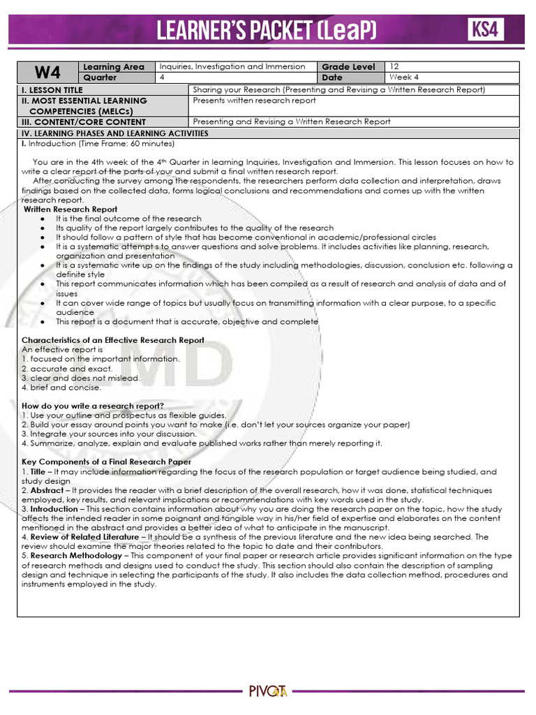 Q4 - Immersion 12 Wk4 | PDF | Methodology | Statistics