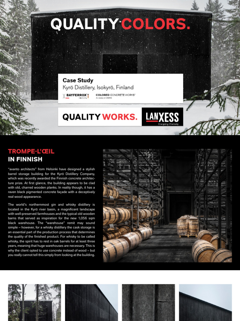 CCW Kyroe Distillery Case Study | Download Free PDF | Concrete | Whisky