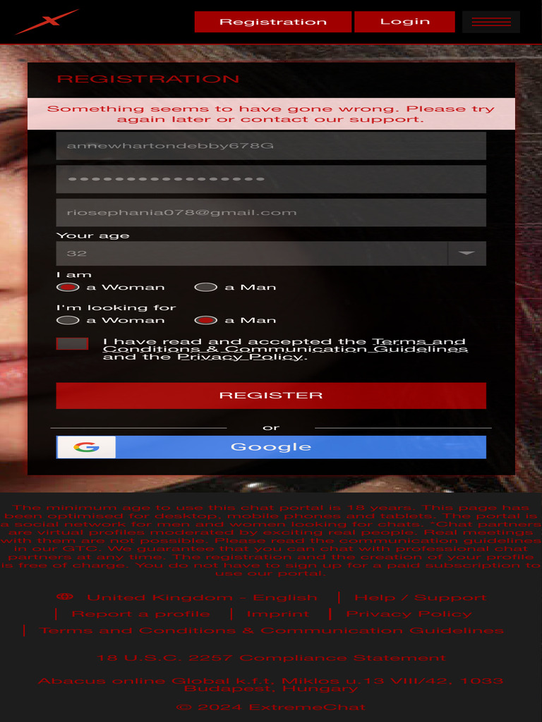 ExtremeChat Registration | PDF | Business