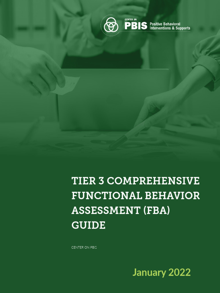 Tier 3 Comprehensive Functional Behavior Assessment (FBA) Guide ...