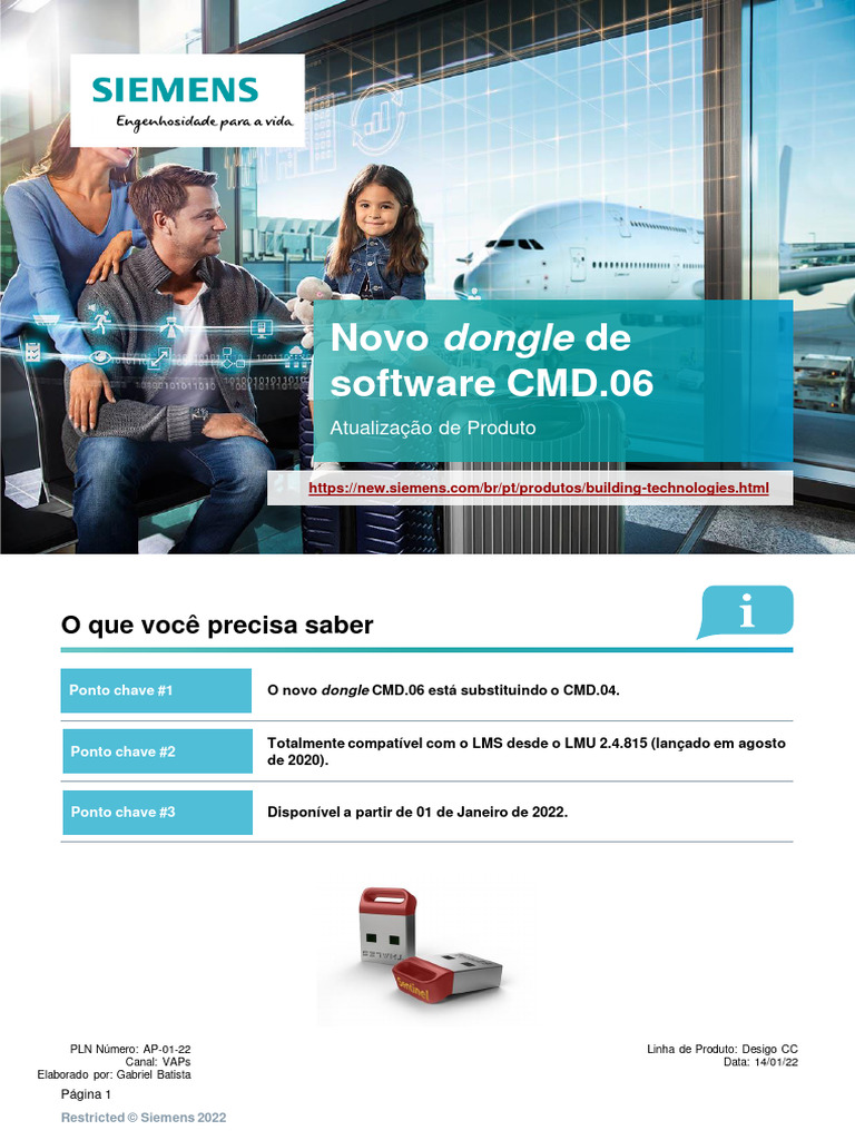 AP-01-22 Novo Dongle de Software CMD.06 | PDF | Programas | Engenharia ...