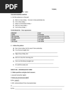 Past Time Words: Grammar Worksheet | PDF | Language Mechanics | Grammar