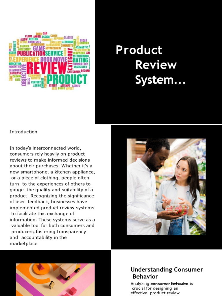 Product Review System | PDF | Behavior | Artificial Intelligence