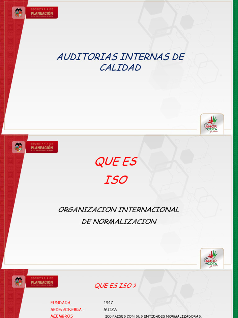 Capacitacion Auditorias Internas de Calidad 30-11-20 | PDF | Auditoría ...