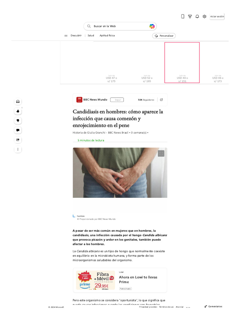 Candidiasis en hombres: síntomas y causas | PDF | Candidiasis | Medicina