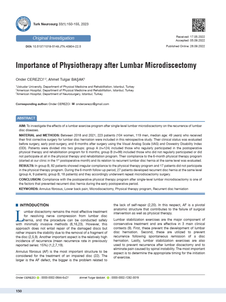 hernia 3 | PDF | Physical Therapy | Surgery